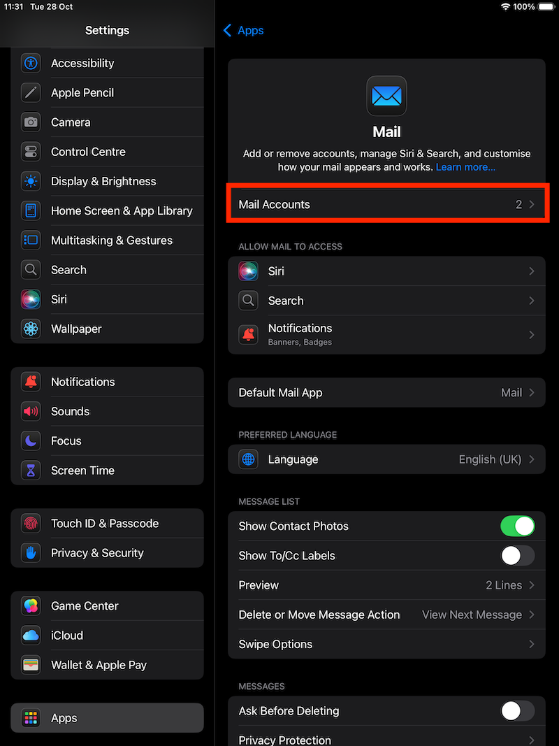E-mail instellen op iPad stap voor stap uitgelegd - Just Host
