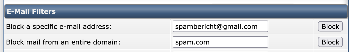 Spamfilter instellen in DirectAdmin | Geef spam geen kans